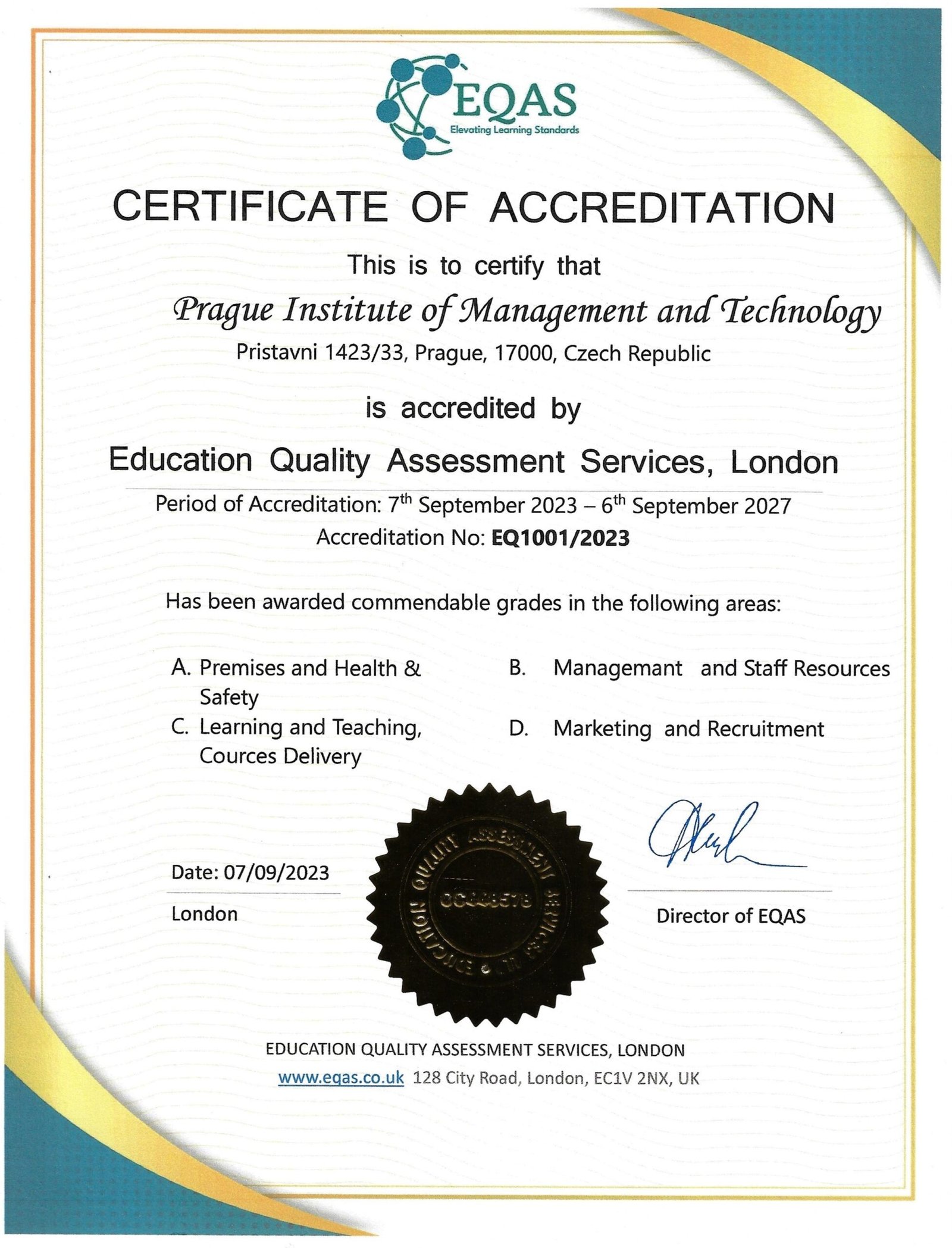 PIMT – Prague Institute of Management and Technology